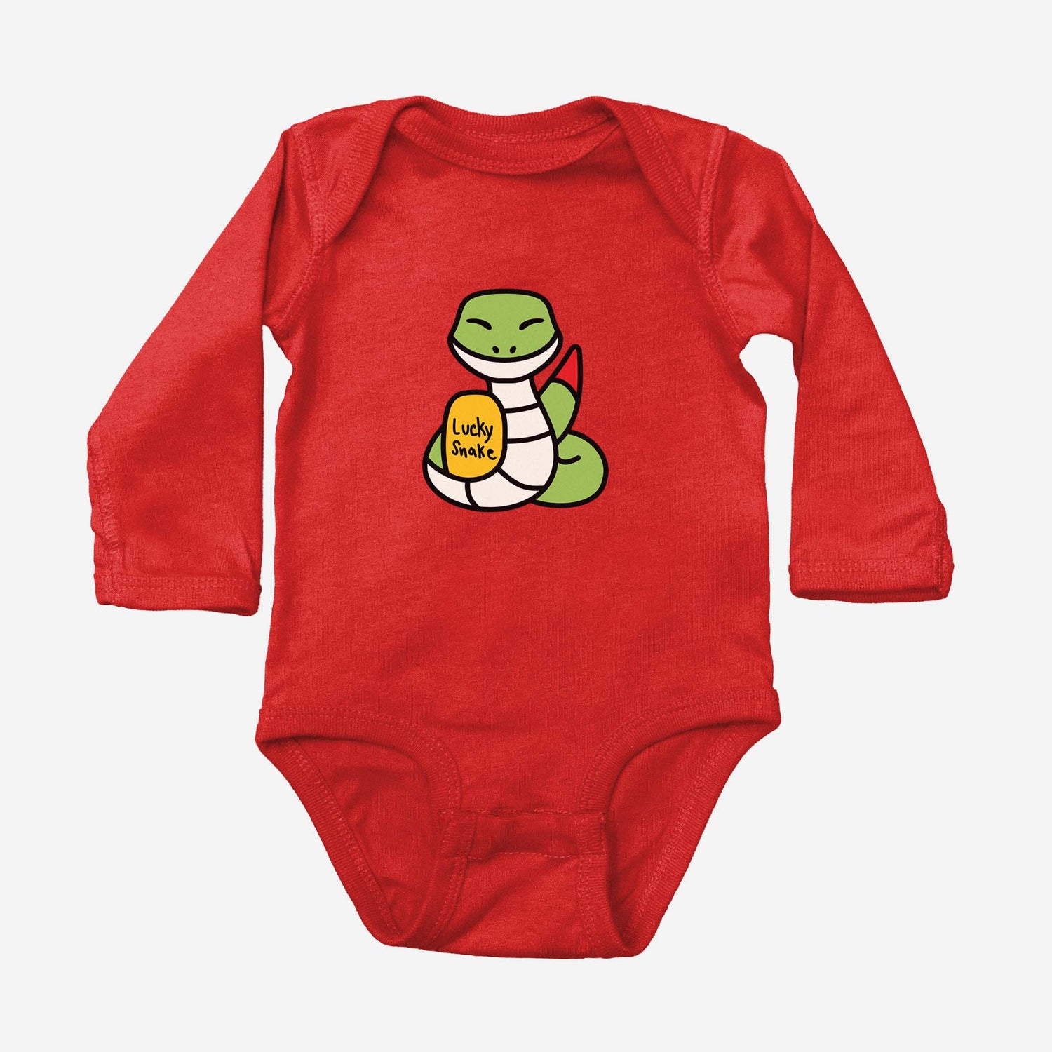Lucky Zodiac Long Sleeve Onesie (Dragon, Snake, Horse) – Jilly Bing